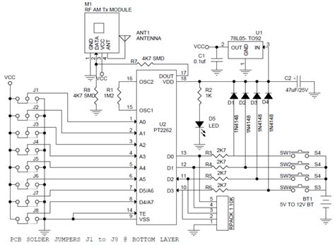 4 Channel RF Remote Controller Electronics Lab
