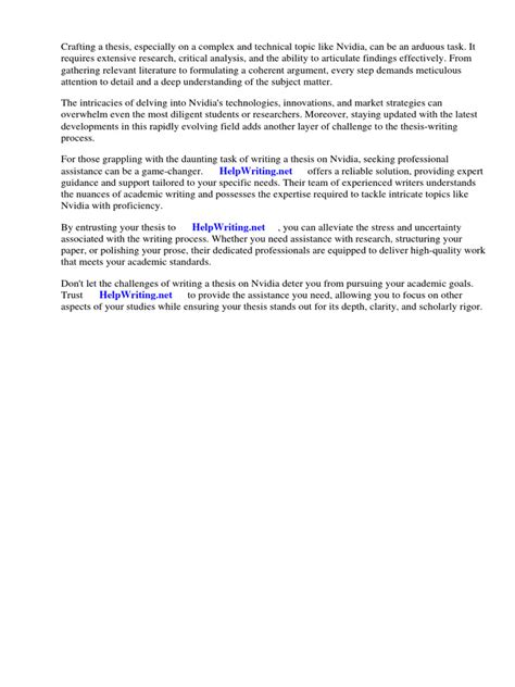 Nvidia Thesis Pdf Graphics Processing Unit Computer Science