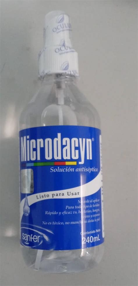 Microdacyn Sol AntisÉptica Fco Atomizador 240 Ml 55 Ppm Antiséptico