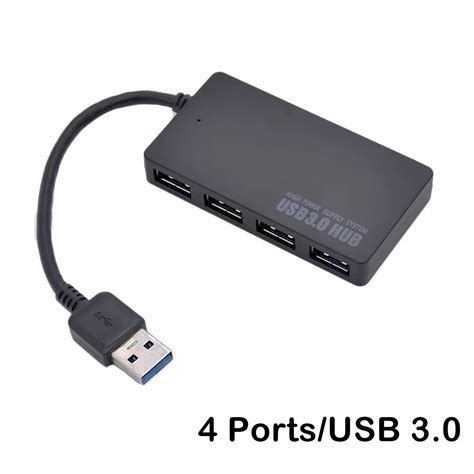 High Speed Usb 30 Hub Multi Usb Splitter 4 Ports Grandado