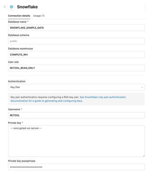 snowflake use warehouse 💬 queries and resources retool forum