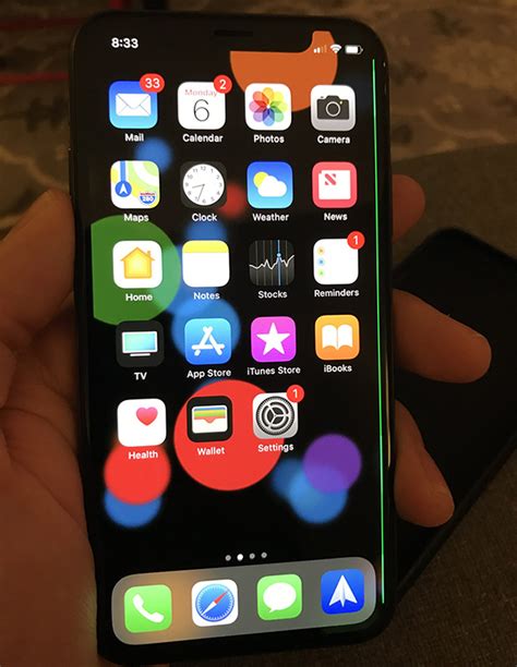 Several IPhone X Owners Encountering Green Line On Display Due To Potential Hardware Defect