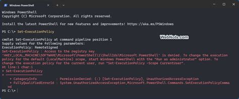 How To Allow Local Scripts To Run In Windows Powershell Webnots
