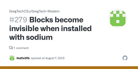 Blocks Become Invisible When Installed With Sodium · Issue 279 · Gregtechceugregtech Modern