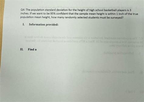 solved hello please help me with the following statistics