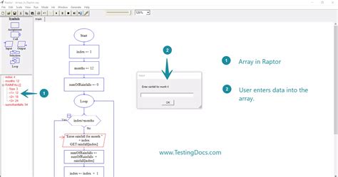 Array In Raptor Flowchart