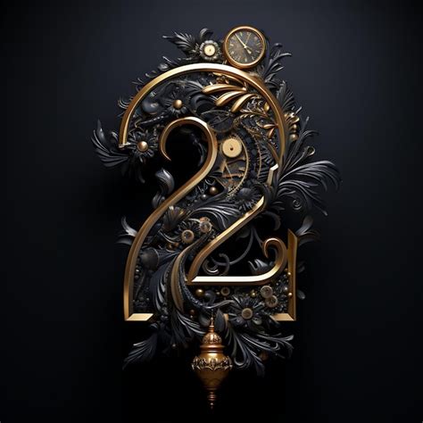 Premium AI Image Number Designs In Different Styles Creative Decorative And Varied Ornamental