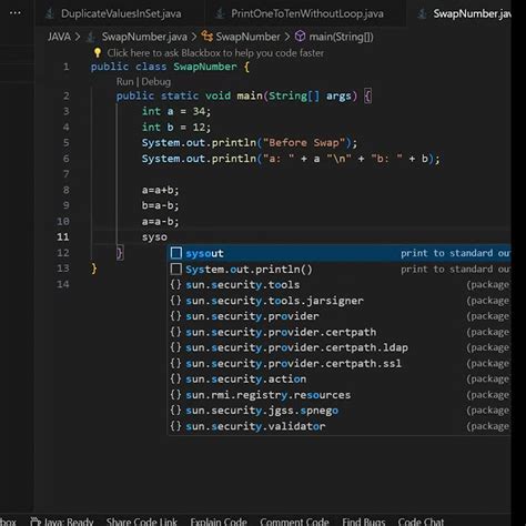 Day 17 Swap Two Numbers Without Using A Third Variable In Java Java