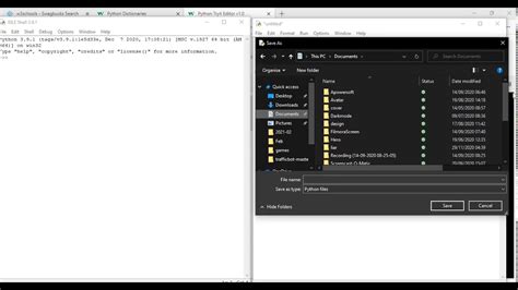 Run A Python Script In Idle Youtube
