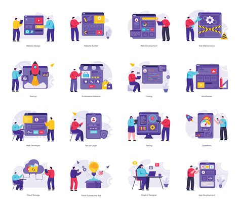 Ui Ux Design Flat Illustration Vectors Vector Art At Vecteezy