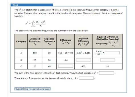 Solved Step 1 A Use The P Value Approach A Goodness Of