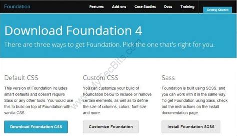 Customizing And Downloading Zurb Foundation My Tec Bits