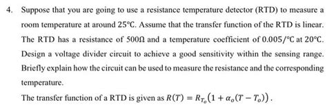 Solved Suppose That You Are Going To Use A Resistance Chegg