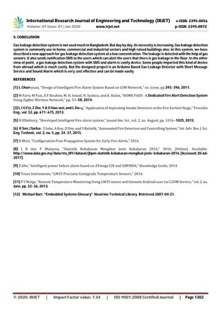 IRJET Detection Of Fire And Gas Using Arduino And Bluetooth Module PDF