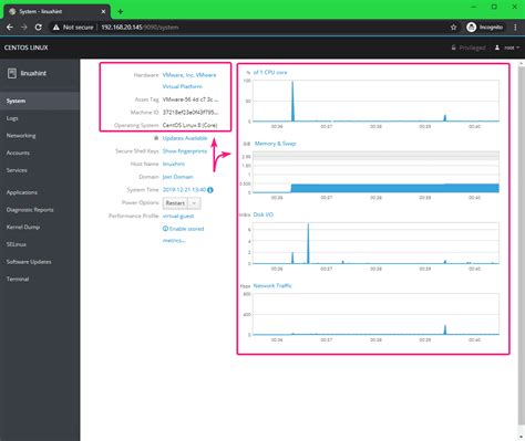 how to use cockpit web console on centos 8 onet idc onet idc