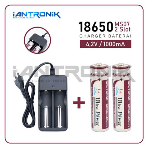 Jual CHARGER BATERAI SLOT MS BATERAI Li Ion BUTTON TOP Jakarta Barat Iantronik