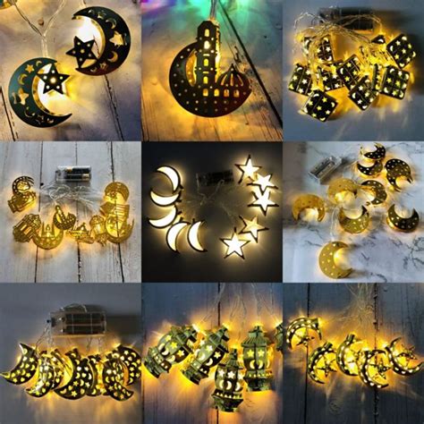 Lampu Raya Panjang Ketupat Decoration Warm White Led Strip Fairy Lights