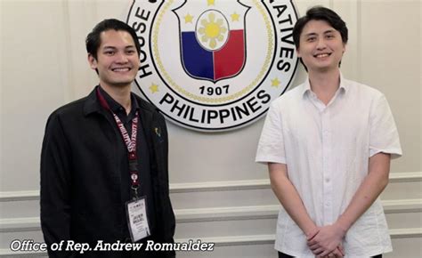 Heirs To Power Andrew Romualdez Javi Benitez Attend Congress Workshop