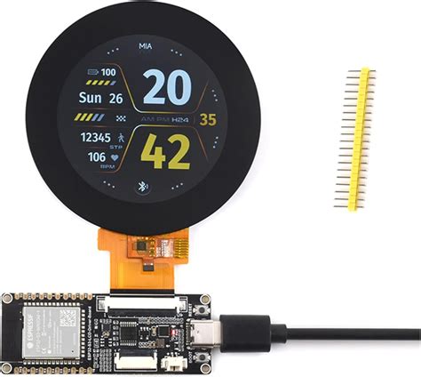 esp32 s3 rgb lcd driver board with 2 1inch tft round