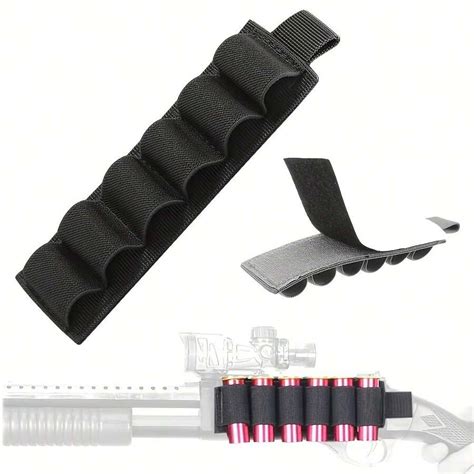 Quick Detachable 6 Round Tactical Shotshell Holder For 12 Gauge