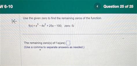 Solved Find The Real Zeros Of F Use The Real Zeros To Chegg