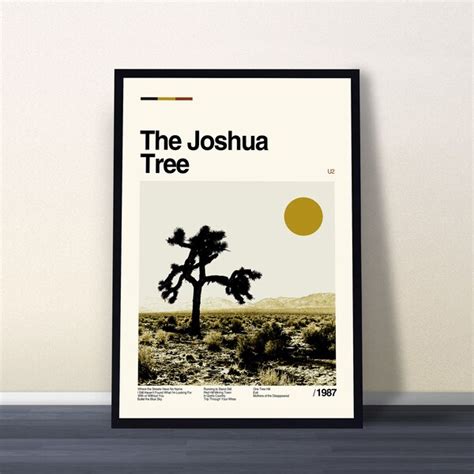 U2 The Joshua Tree Poster Etsy