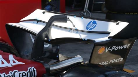 New Mclaren Mercedes And Ferrari Rear Wings Catch Attention At