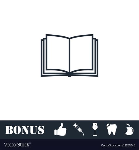 Flat Open Book Icon 141318 Free Icons Library