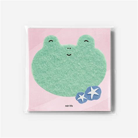 [메모지] 케로 군과 푸른 나팔꽃 미도리 넷숍 • Mdr Life Net Shop