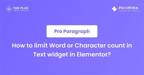 How To Limit Word Or Character Count In Text Widget In Elementor The