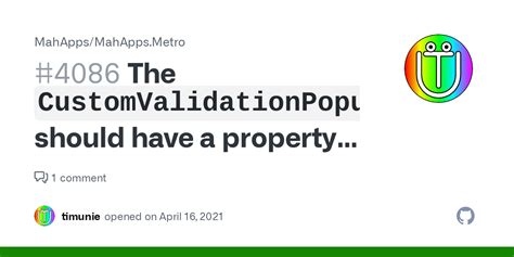 The CustomValidationPopup Should Have A Property To Prevent Opening On Keyboard Focus Issue