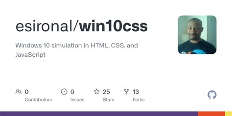 GitHub Esironal Win10css Windows 10 Simulation In HTML CSS And JavaScript