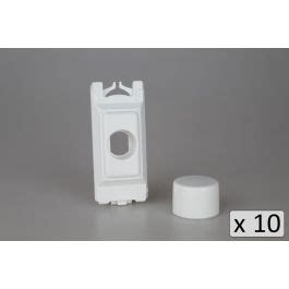 GAW MK Varilight White Dimmer Grid Adaptors For MK Logic Plus Grid Pack With White