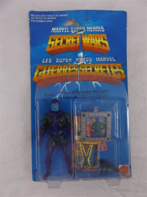 Kang Secret Wars Action Figure Vintage Mattel Marvel 1984 Moc Carded £