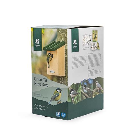 National Trust Great Tit Nest Box 32mm T Set