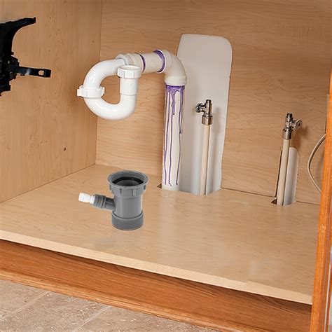 Frcolor Kitchen Sink Overflow Adapter Y Shaped Hose Connector Sink Adapter For Drain Y Shaped