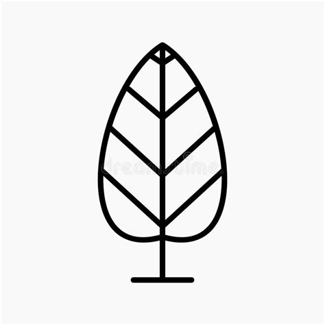 Simple And Minimalist Tree Illustration Stock Vector Illustration Of Technology Design