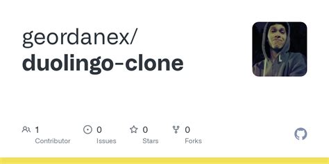 github geordanex duolingo clone