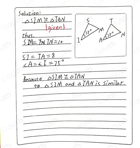 Solved Learning Task 1 Given Delta Sim≌ Delta Tan 1 Name All Pairs Of Corresponding Sides