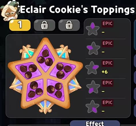Eclair Cookie Toppings Build In Cookie Run Kingdom