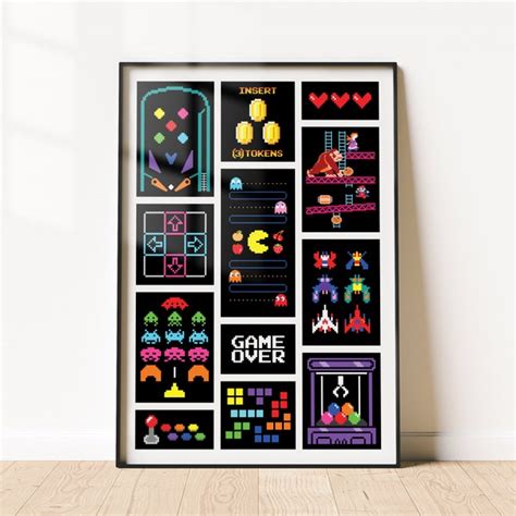 Tetris Art Etsy
