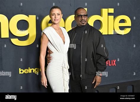 Paige Butcher With Husband Eddie Murphy At The Premiere Of The Netflix Documentary Film Being