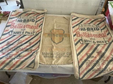 Feed Seed Sacks Legacy Auction Company