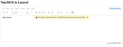 How To Add Tinymce To Laravel Cloud And Self Hosted Guide Tinymce