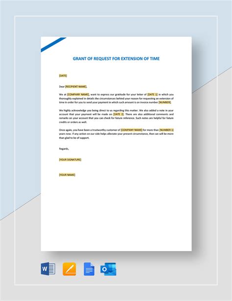 Extension Email Template