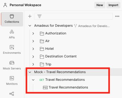 Mock Server Amadeus For Developers