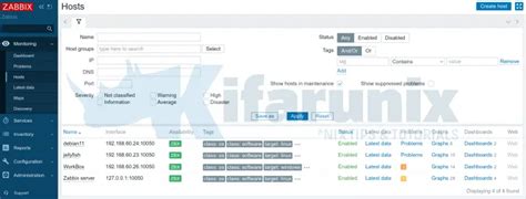 Add Hosts To Zabbix Server For Monitoring