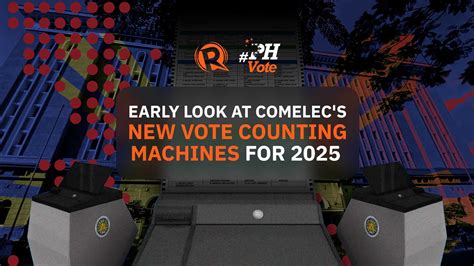 Watch Early Look At Comelecs New Vote Counting Machines For 2025