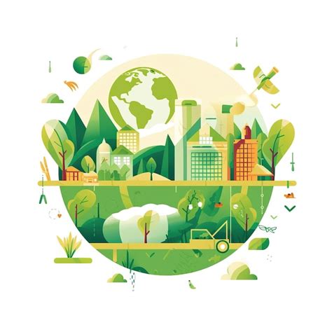 Premium Photo Sustainability Focused Background Image White