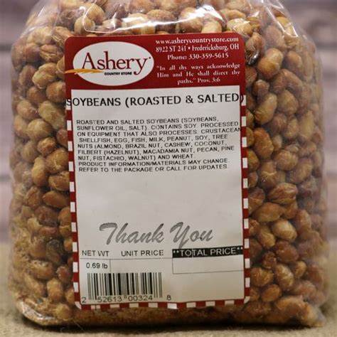 Soybeans Roasted And Salted Ashery Country Store